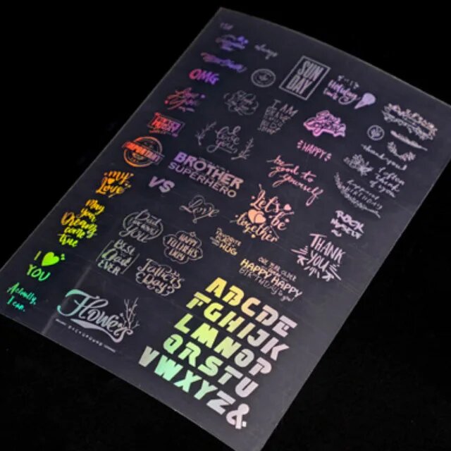 Прозрачный набор для рукоделия 4 шт 15 letter