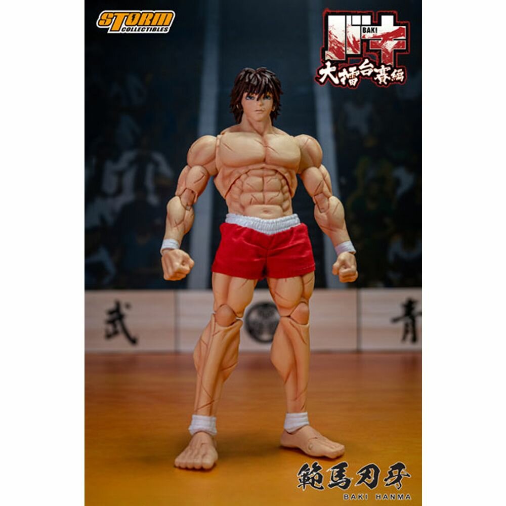 Фигурка Баки Ханма / Baki Hanma действующая игрушки 17 см
