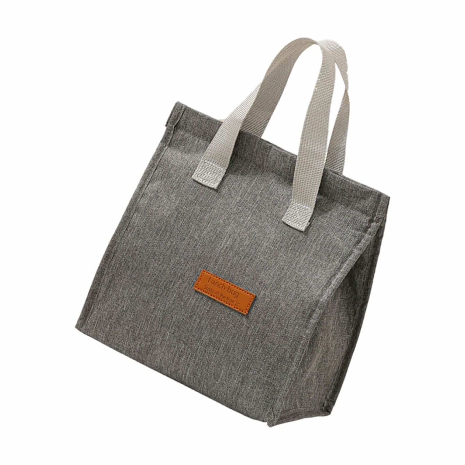 Изолированный мешок для еды большой объем ручной ланчбокс школы и работы