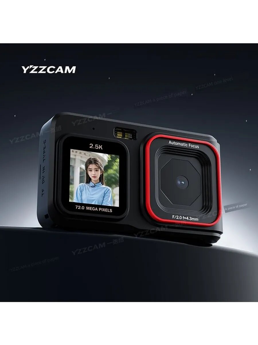 Камера (72МП, два экрана, черный J02, карта 64G)