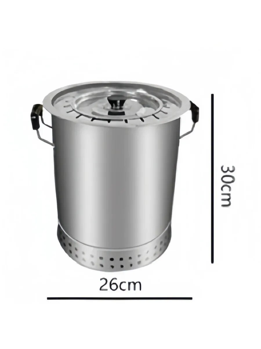 Многофункциональная коптильня-один слой,16 шампуров