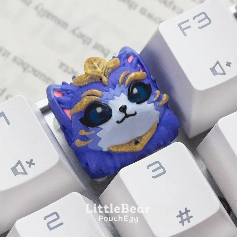 Кейкапы для клавиатуры Лига Легенд: Волшебный Котик 1 шт, League of Legends