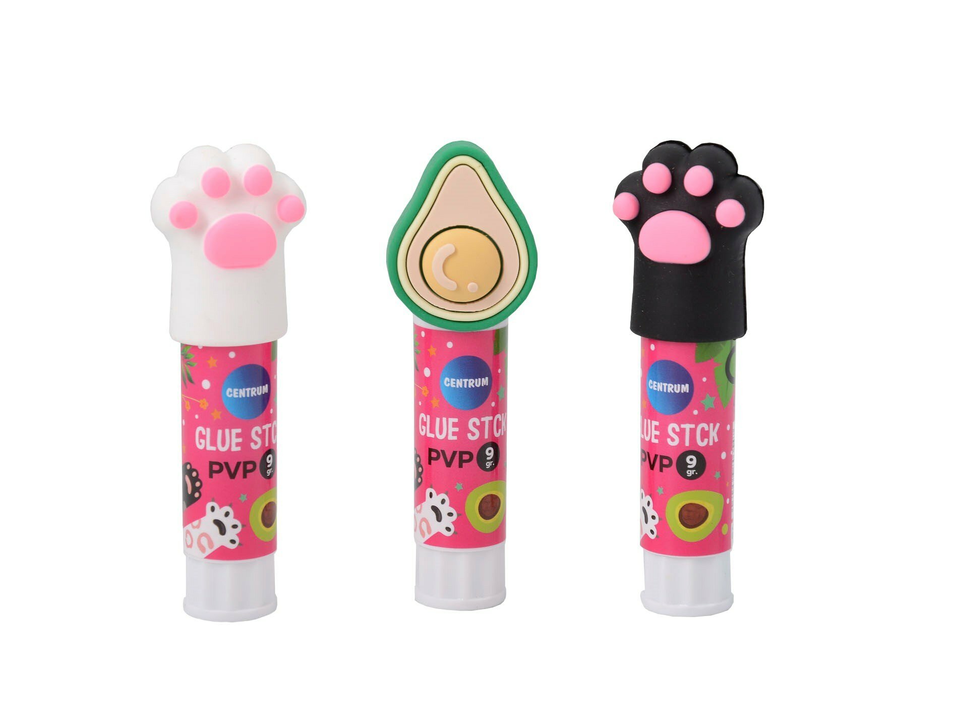 Клей-карандаш 09г "AVOCADO &PAW", CENTRUM