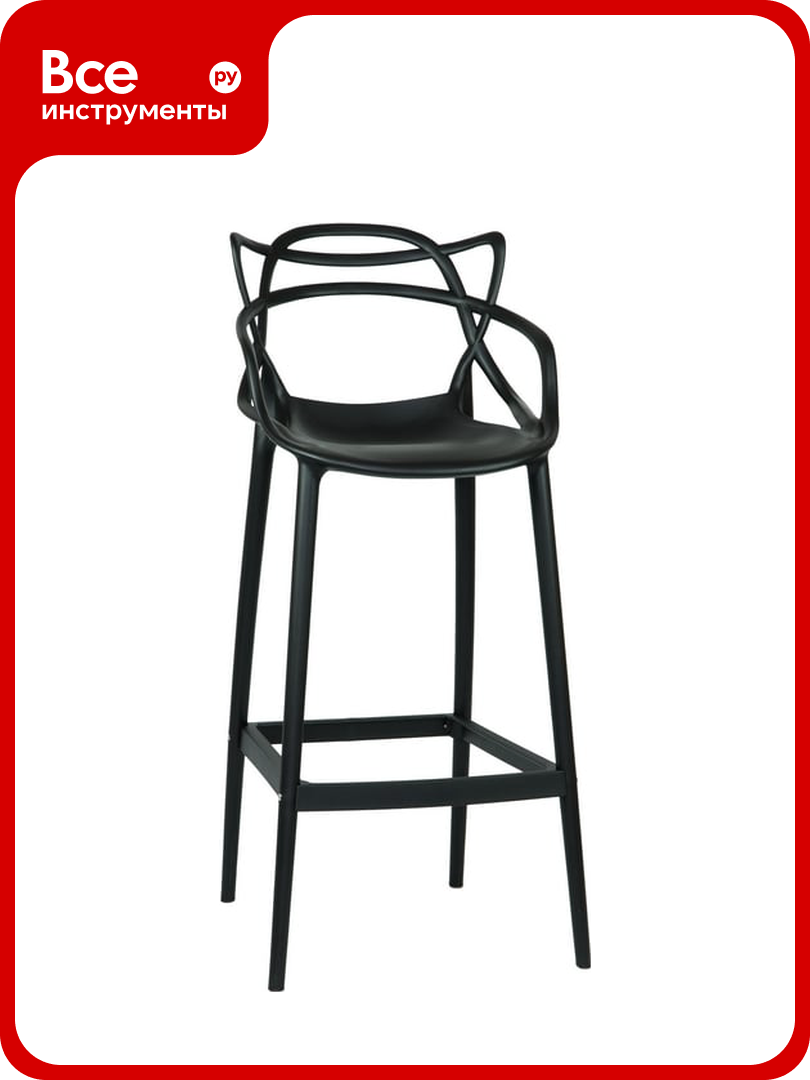 Стул барный DOBRIN MASTERS BAR (цвет сиденья черный (B-03)) LMZL-PP601C_P-B-03
