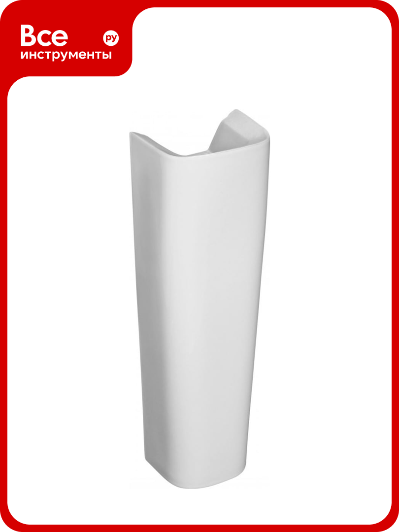 Пьедестал Santeri Орион, белый фарфоровый, высота 675 мм, для ванной комнаты, элегантный и прочный элемент интерьера