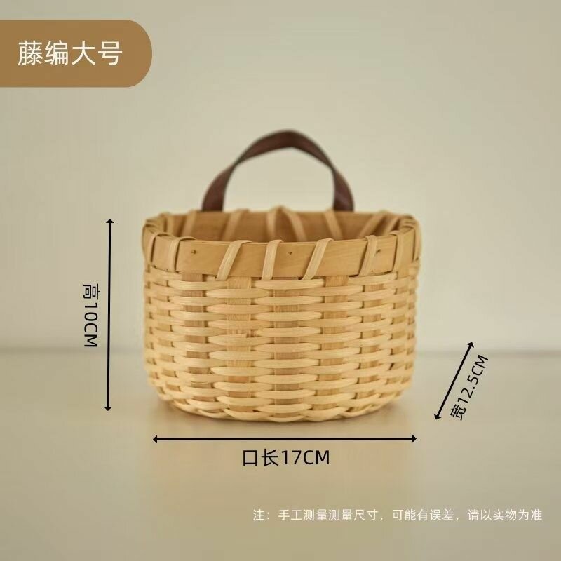 Корзина для хранения лука, имбиря и чеснока из ротанга, настенная корзина для хранения чеснока и имбиря, кухонная домашняя корзина для хранения, плетеная подвесная корзина