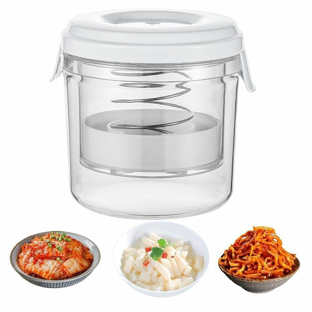 Кадка для засолки, Нержавеющая сталь, 1.3 л