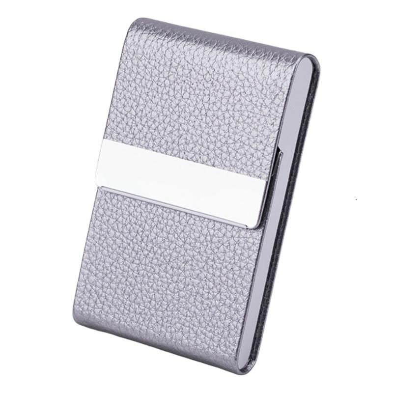 Металлический держатель визиток, Серебро