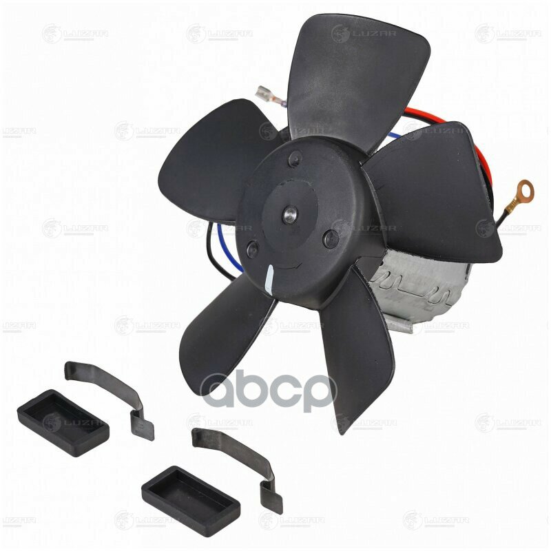 Мотор вентилятора отопителя (печки) для ВАЗ 2101-07, 2121 Нива, 1111 Ока на подшипниках с крыльчаткой LUZAR арт. LFh0101