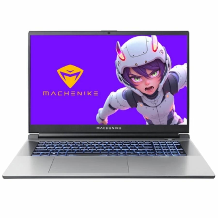 17,3" Ноутбук Machenike L17 Satellite Plus (JJ00GE00JRU) серебристый - 1920x1080, IPS, Intel Core i5-12450H, ядра: 8 x 2 ГГц, 16 ГБ, SSD 1000 ГБ, NVIDIA GeForce RTX 3050 (4 ГБ), Windows 10 Pro