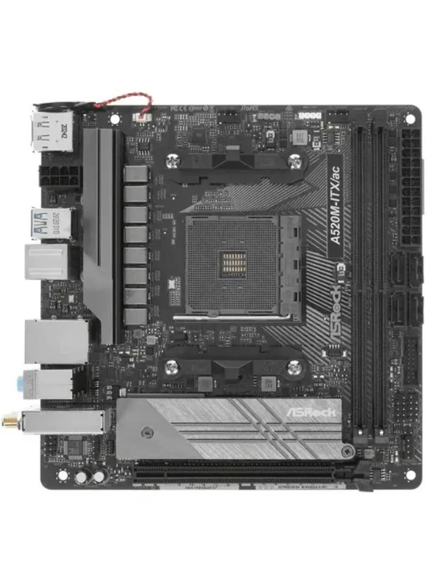 Материнская плата A520M-ITX/ac - AM4, DDR4
