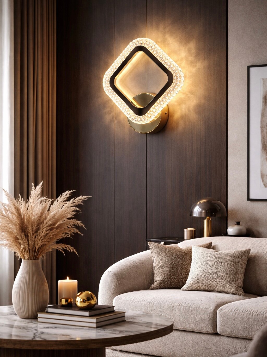 Свет Столицы Бра настенная светодиодная золотая, 16 Вт