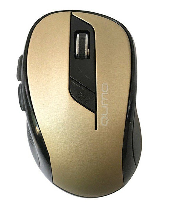 Мышь беспроводная Qumo Line Bronze M64, 6 кнопок 2.4G 800/1200/1600 dpi
