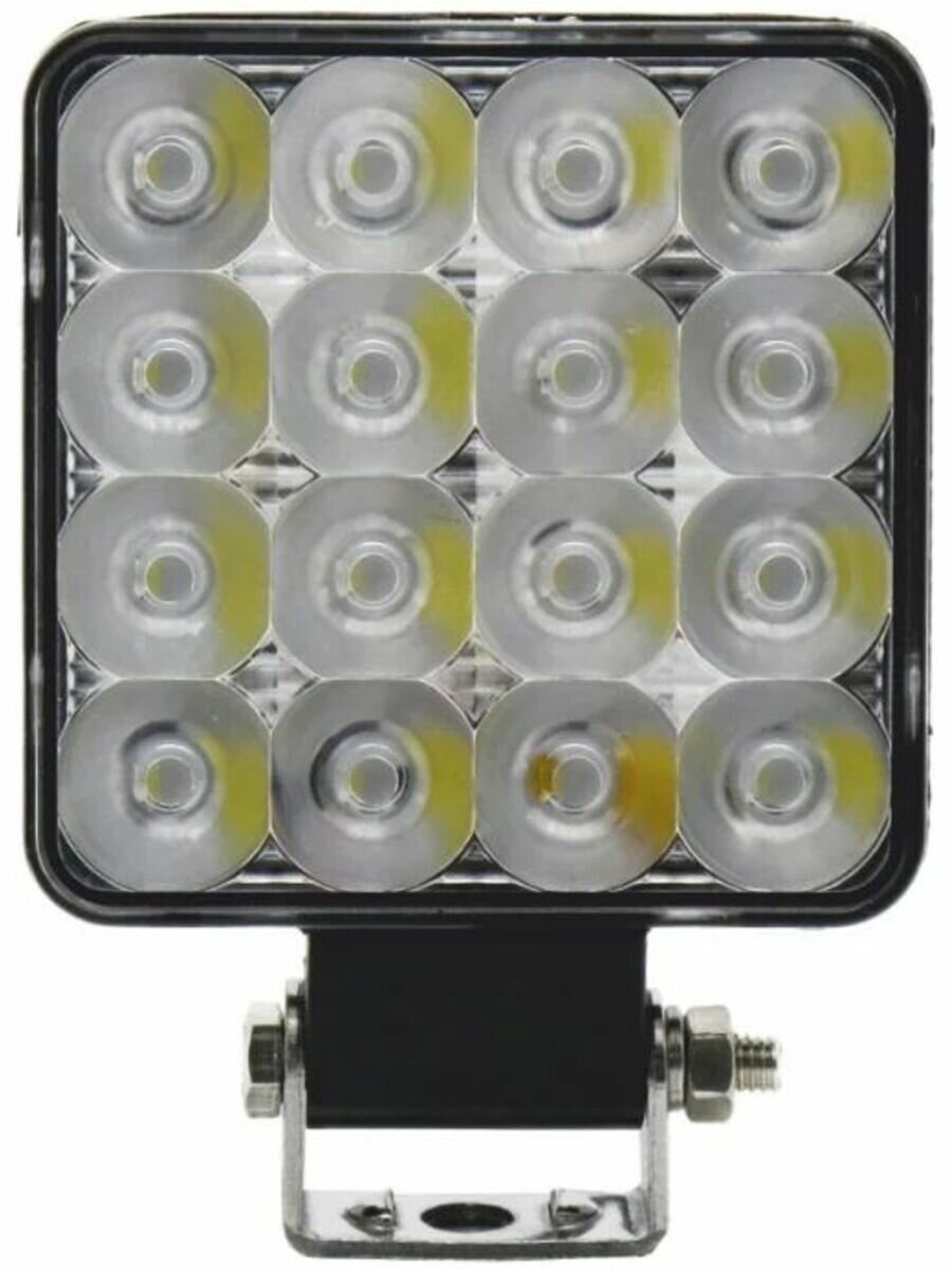 Светодиодная фара Вымпел WL-147CF ближн. свет, кв. пл. корп. 16 LED, 18W 5270