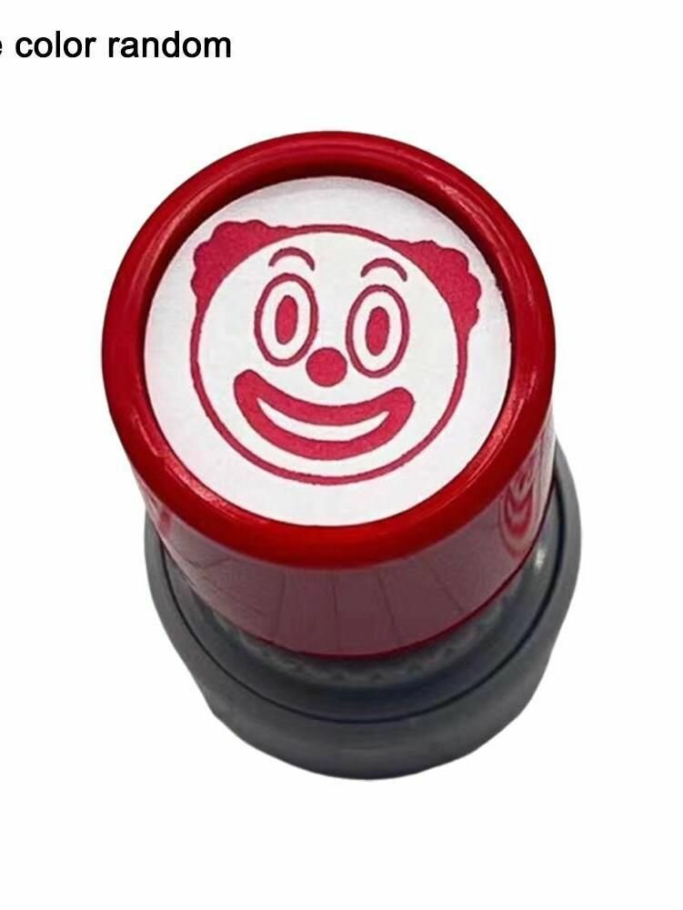 Забавные штампы с выражениями лиц, игрушки для розыгрышей (Цвет корпуса штампа случайный.)