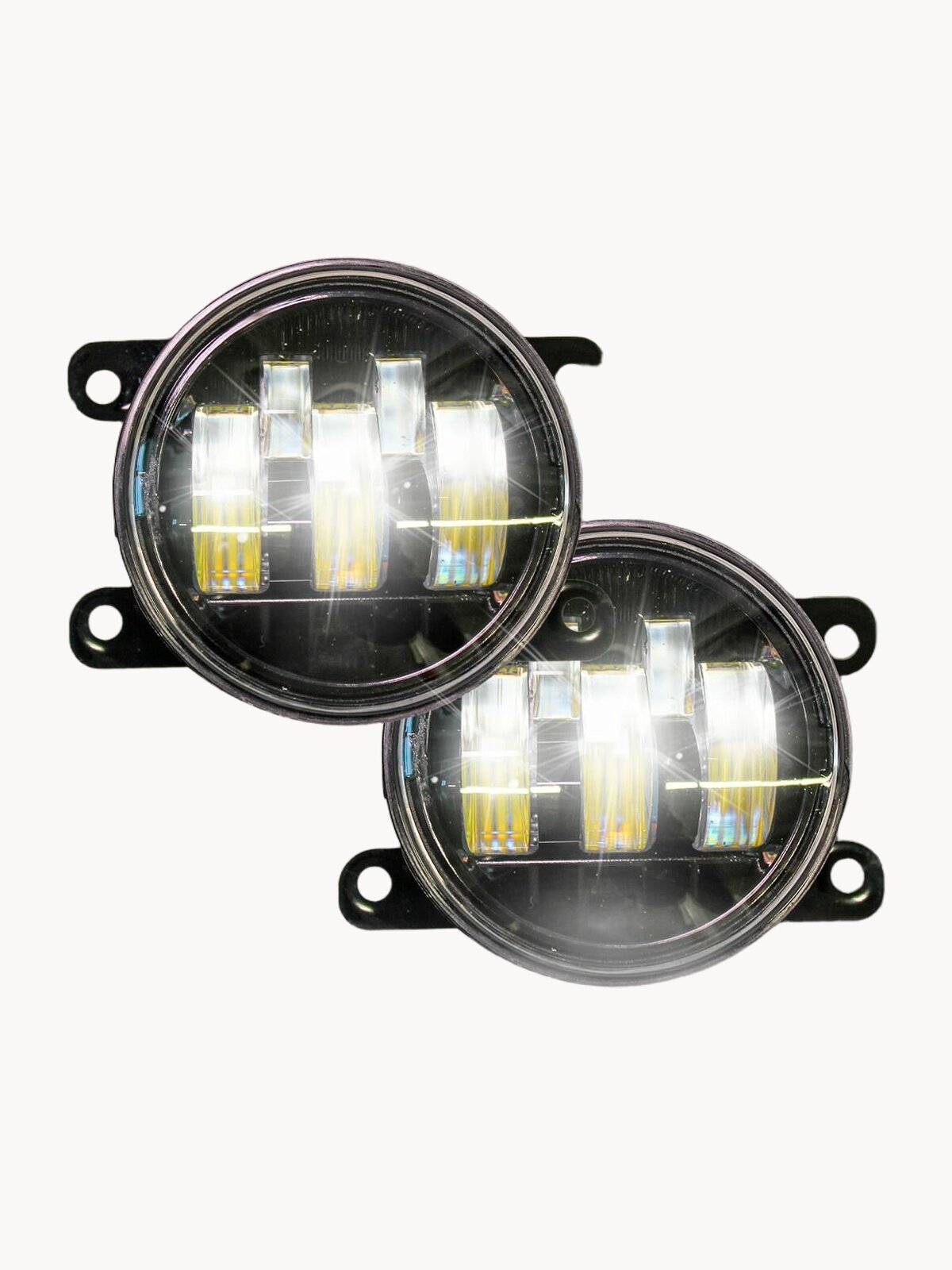 Светодиодные противотуманные фары 50W (2 шт.) на Дэу Нексия Рестайлинг / Daewoo Nexia (2008-2016)