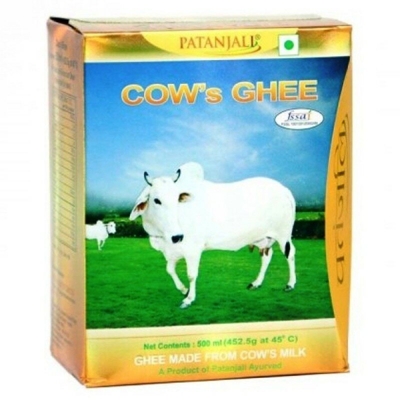 Гхи топлёное масло марки Патанджали (Ghee Patanjali), 500 мл