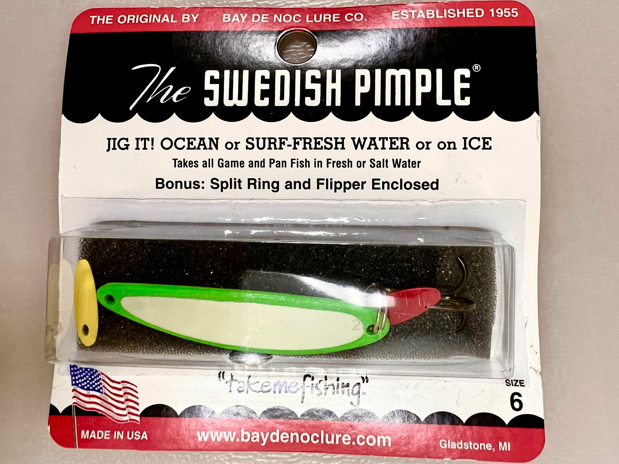 Блесна зимняя The Swedish Pimple 6