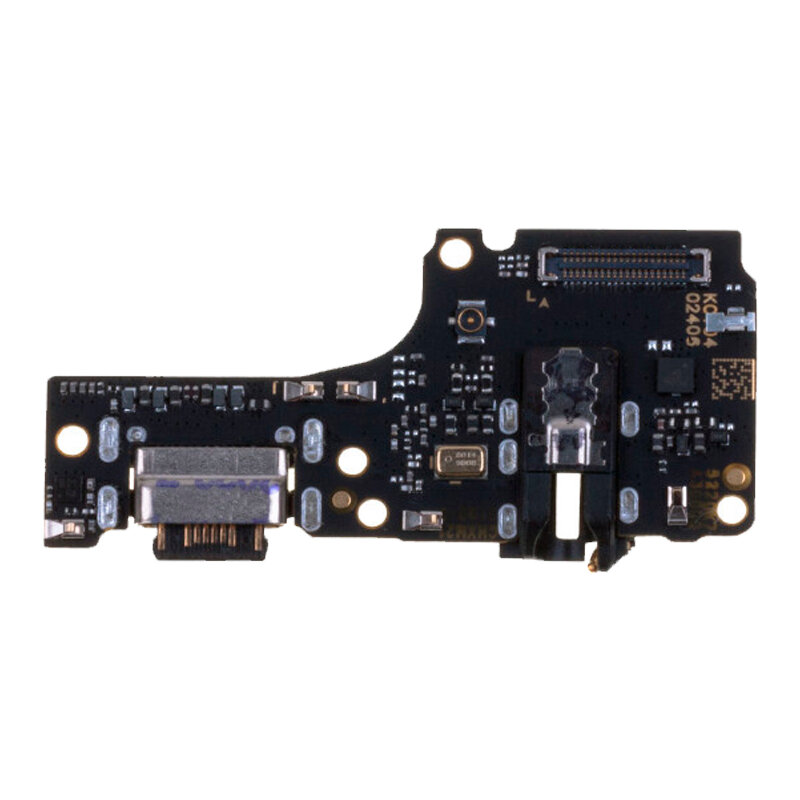 Шлейф для Xiaomi Redmi Note 10S плата системный разъем/разъем гарнитуры/микрофон - Премиум