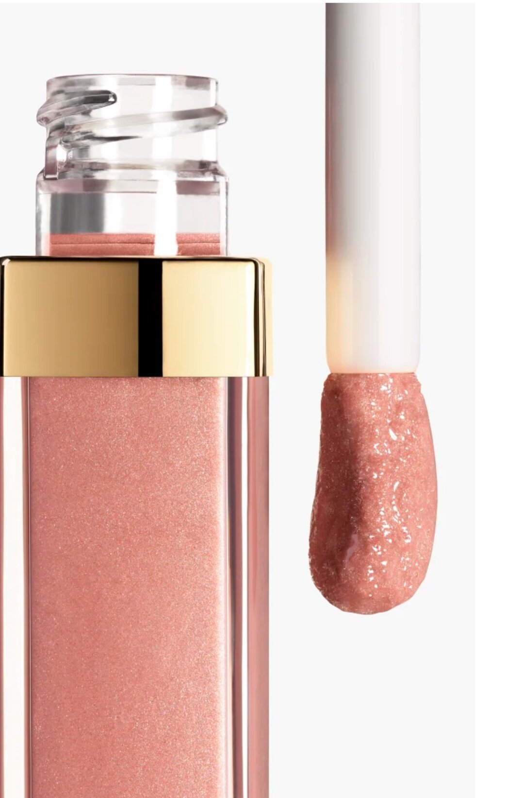 Блеск для губ CHANEL Rouge Coco Gloss 5.5 г | Ультраглянцевый, увлажняющий | Тон 722 Noce Moscata