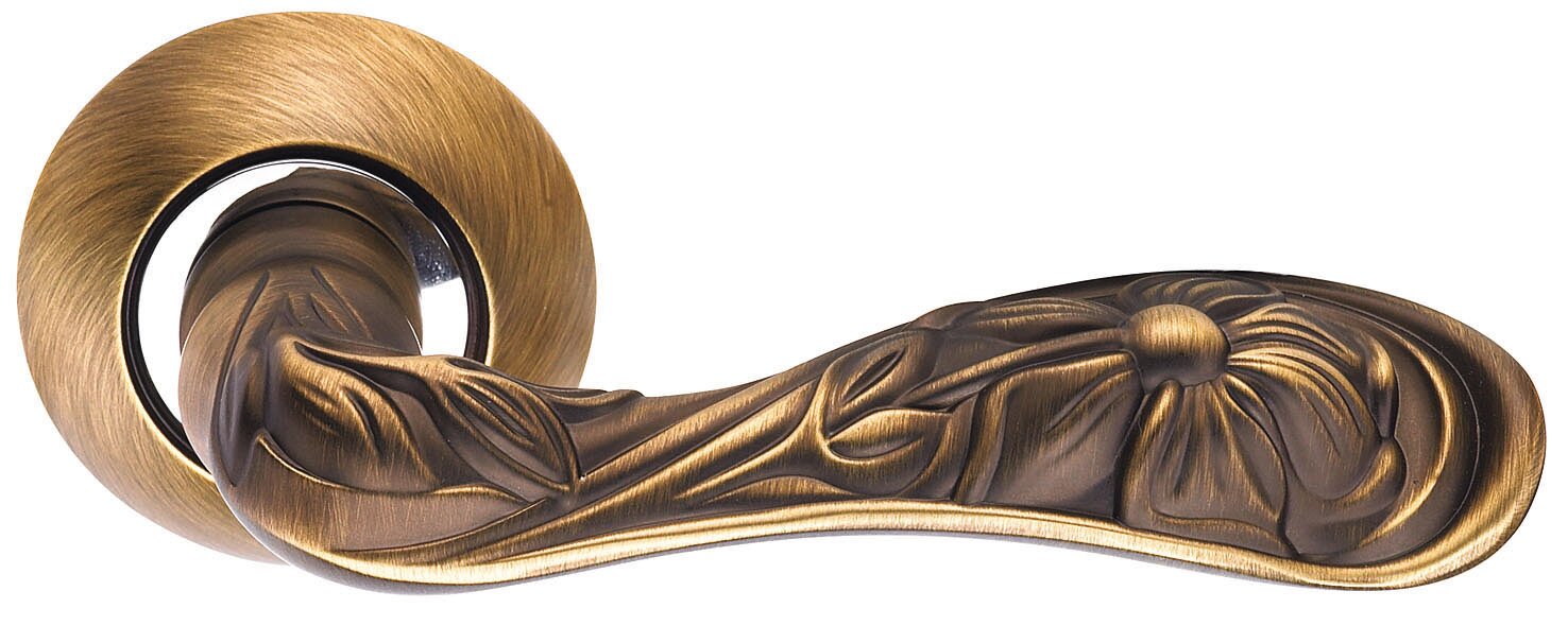 Ручка дверная фалевая на круглой накладке Archie S010 172ACF