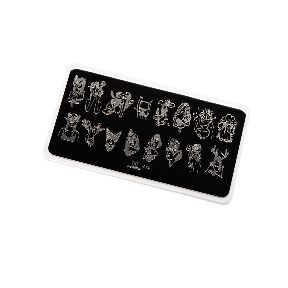 Tnl premium пластина для стемпинга №74 - women, s mood