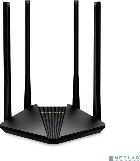 Роутер Mercusys MR30G, Wi-Fi AC1200, скорость беспроводной связи 867Мбит/сек, 4 внешние антенны — фото 1