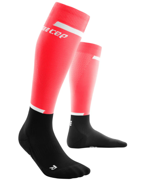 Женские компрессионные гольфы CEP C124W для бега, Розовый-бордовый, 3