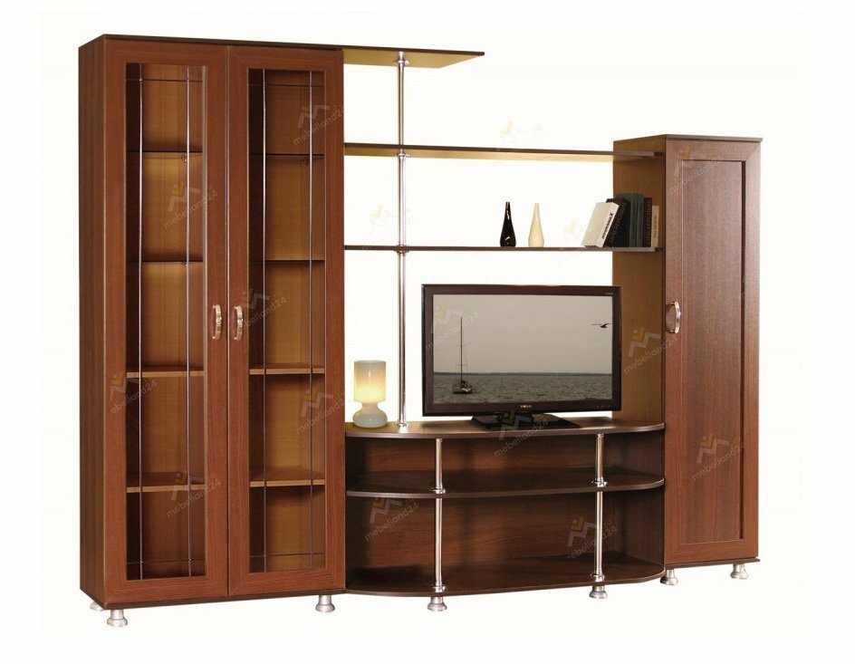 Стенка МебельЛэнд24 Санремо - 7 240x50x180 со шкафом