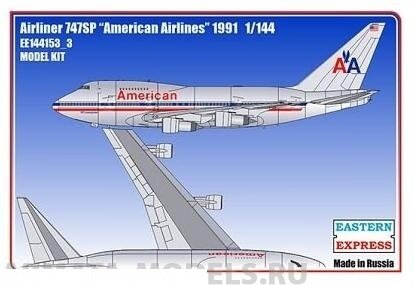 ЕЕ144153_3 Авиалайнер 747SP AMERICAN AIRLINES