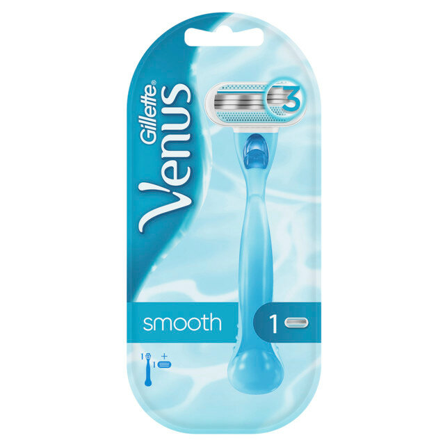 GILLETTE Venus станок для бритья с 1 кассетой обеспечивает мягкое и ровное бритье