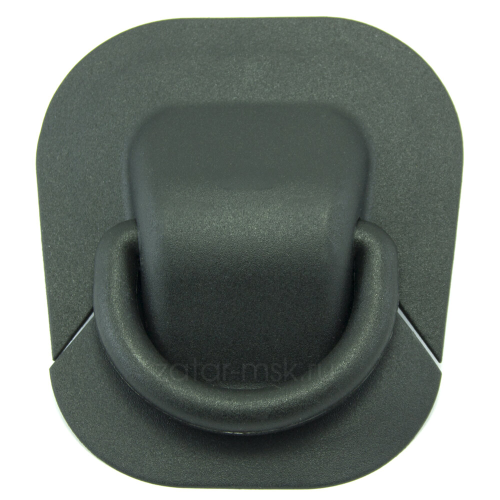 Буксир с полукольцом средний №1.1 черный 2шт