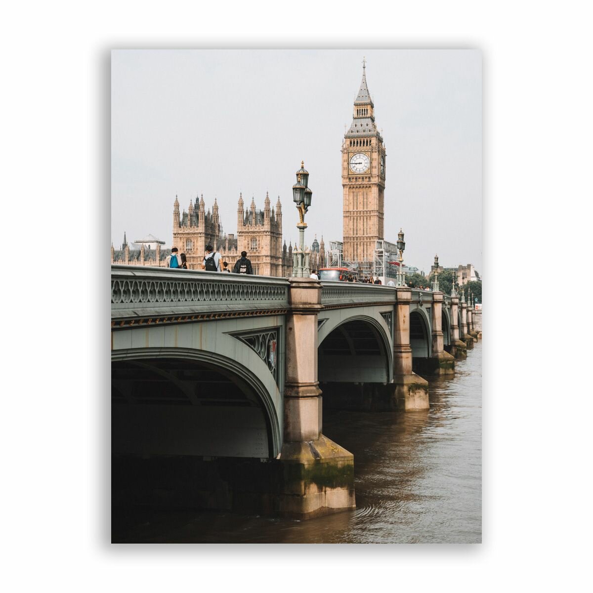 Постер, плакат на бумаге / Big Ben / Биг-Бен / Размер 40 x 53 см