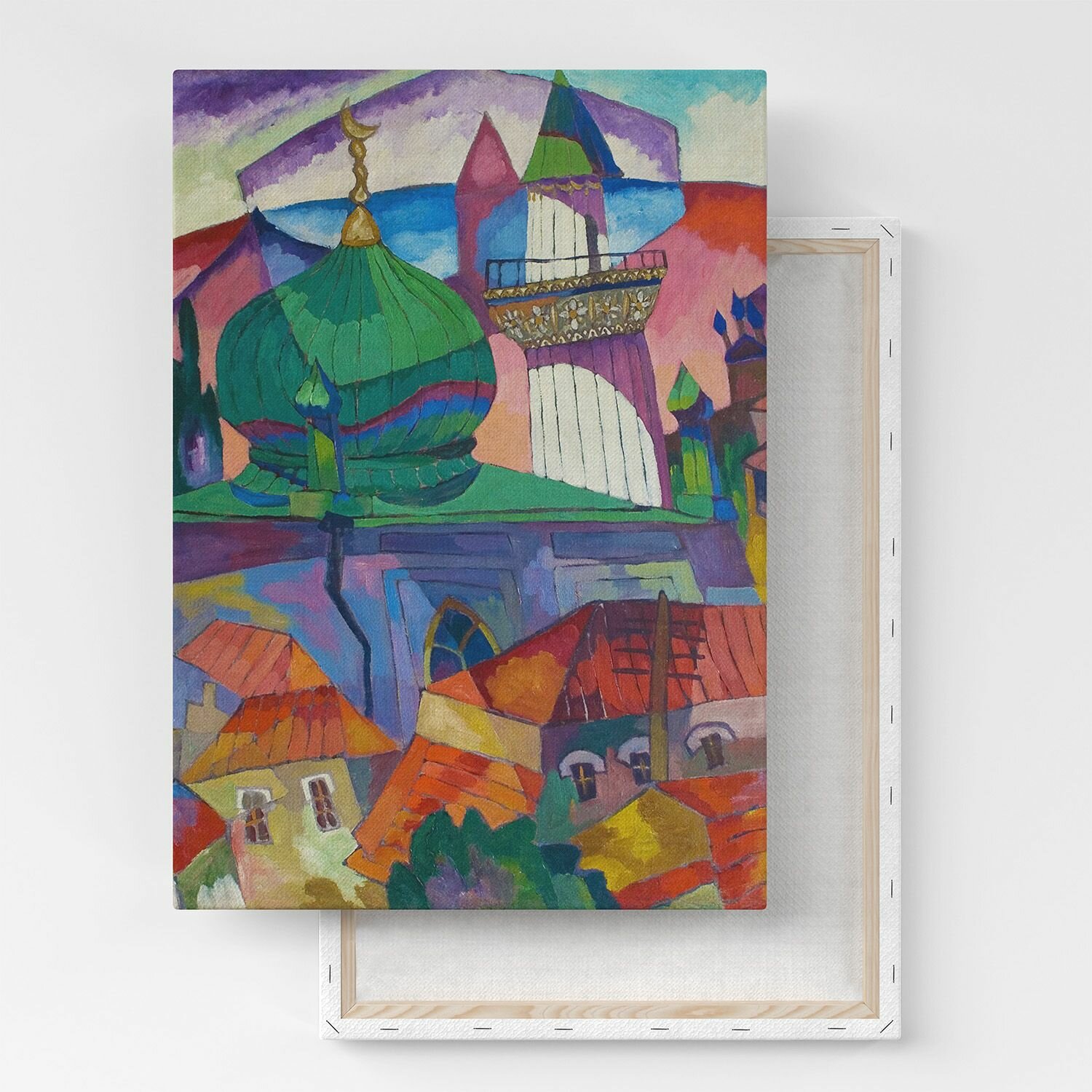 Картина на холсте, репродукция / Аристарх Лентулов - Мечеть / Размер 30 x 40 см