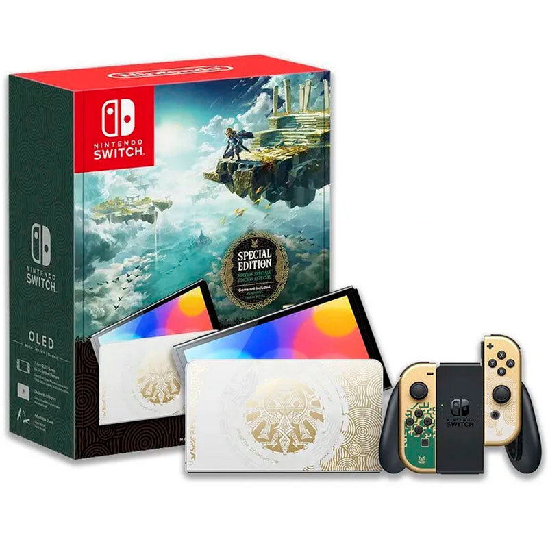 Игровая приставка Nintendo Switch OLED 64 ГБ, без игр, The Legend of Zelda: Tears of the Kingdom