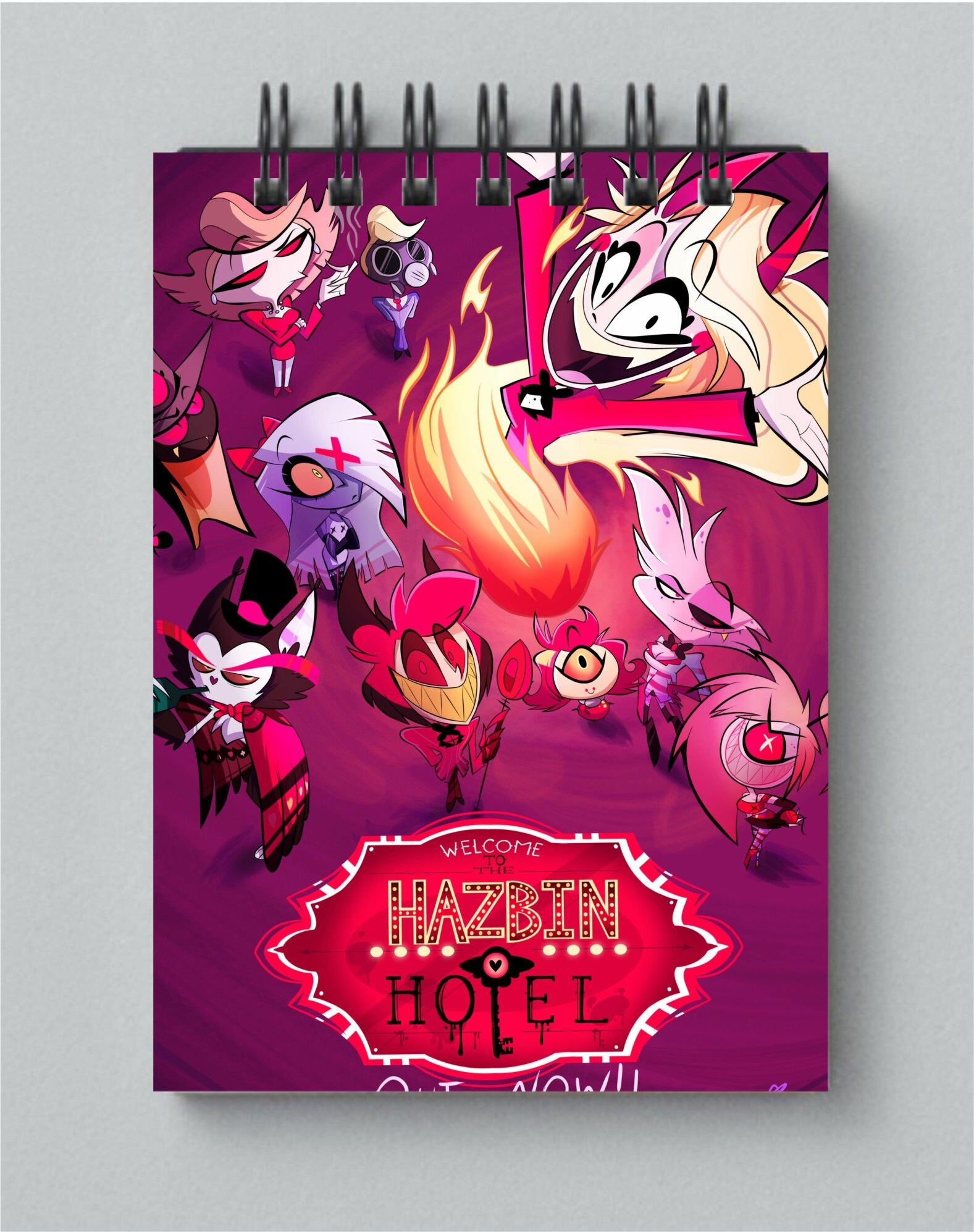 Блокнот формата А6 "Отель Хазбин" , Hazbin Hotel