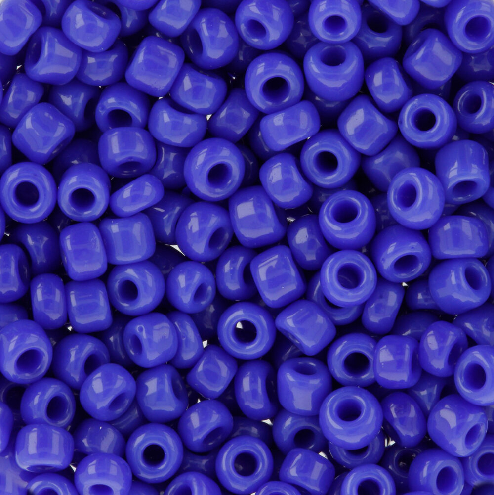 Бисер "Zlatka" круглый GR 08/0 10 г №0048 т. синий