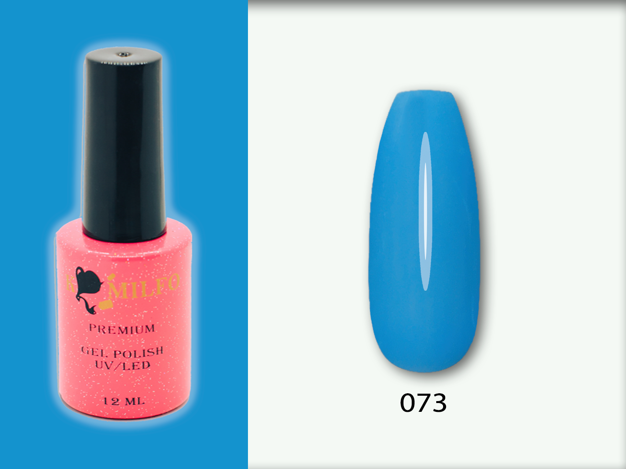 073 KOMILFO гель лак 12 мл.