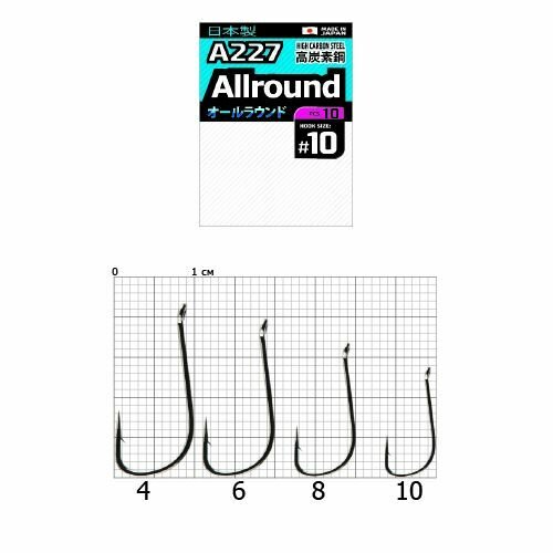 Крючки Cobra Pro AIIROUND сер. A227 разм.006 14шт.