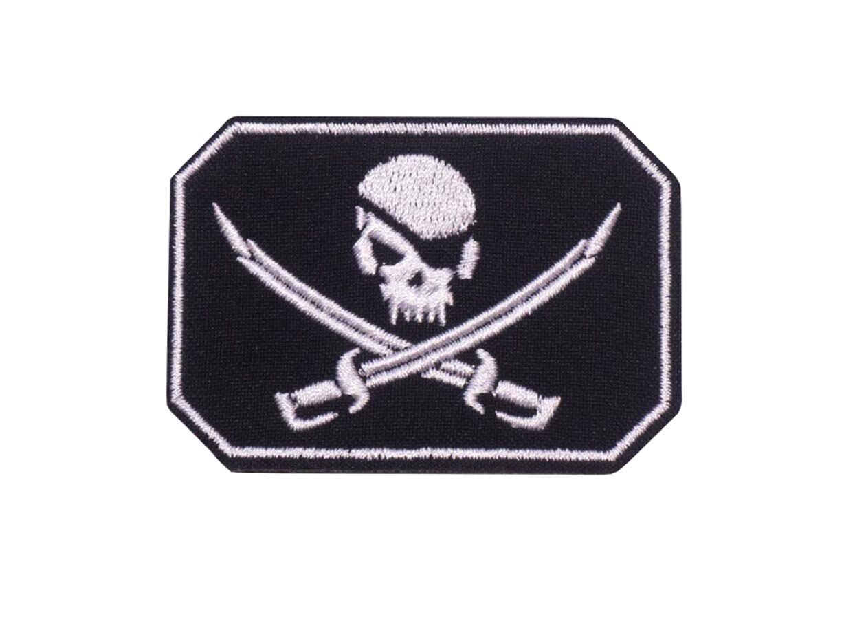 Шеврон на липучке Strike "Роджер" 65х45мм, черный