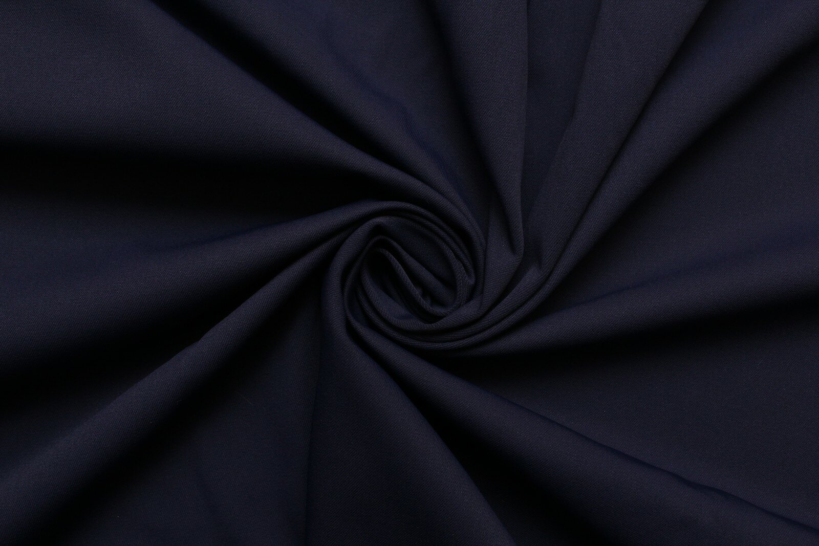 Ткань костюмная стрейч тёмно-синяя с чернильным оттенком, 620 г/пм, ш146см, 0,5 м