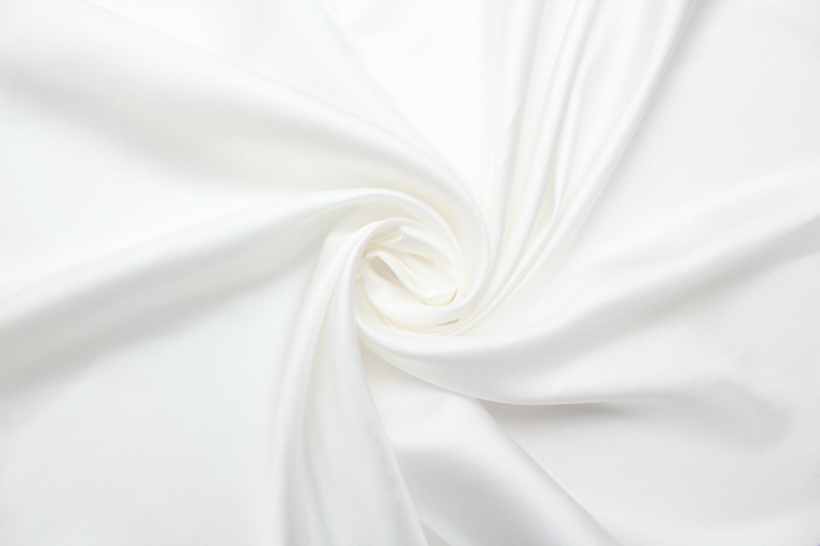 Ткань Твил шёлковый белый , ш140см, 0,5 м