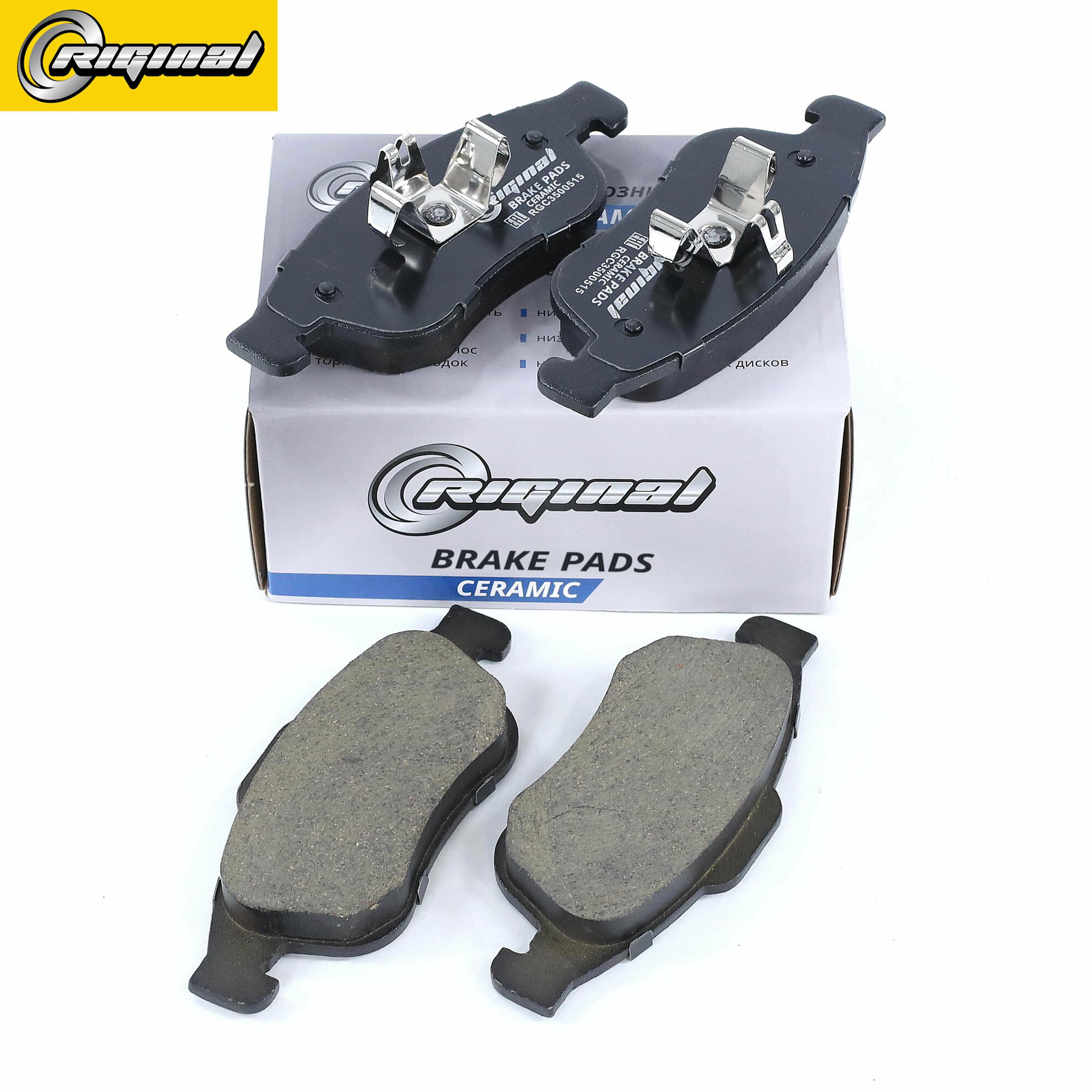 Колодка тормозная передняя Ceramic (кт.4шт.) RENAULT DUSTER 10-/FLUENCE 10- Riginal