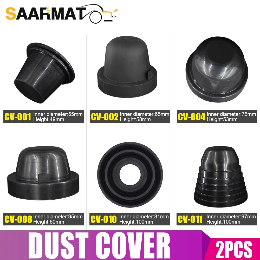 2 шт, автомобильные HID светодиодные фары, пылезащитный колпачок, резиновая водонепроницаемая пылезащитная крышка фары 60 65 70 75 80 85 90 95 100 мм CV-002