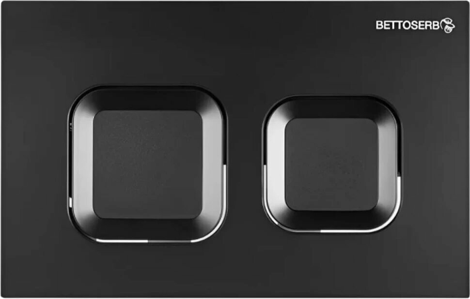 Кнопка смыва Bettoserb Smart 40006471 для инсталляции, черный матовый
