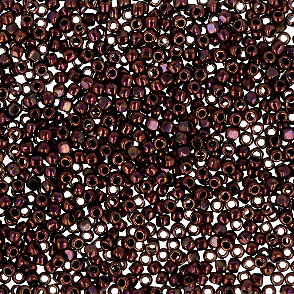 Бисер Япония "TOHO" 15/0 CHARLOTTE 1.7 мм 5 г №0222 медный/металлик