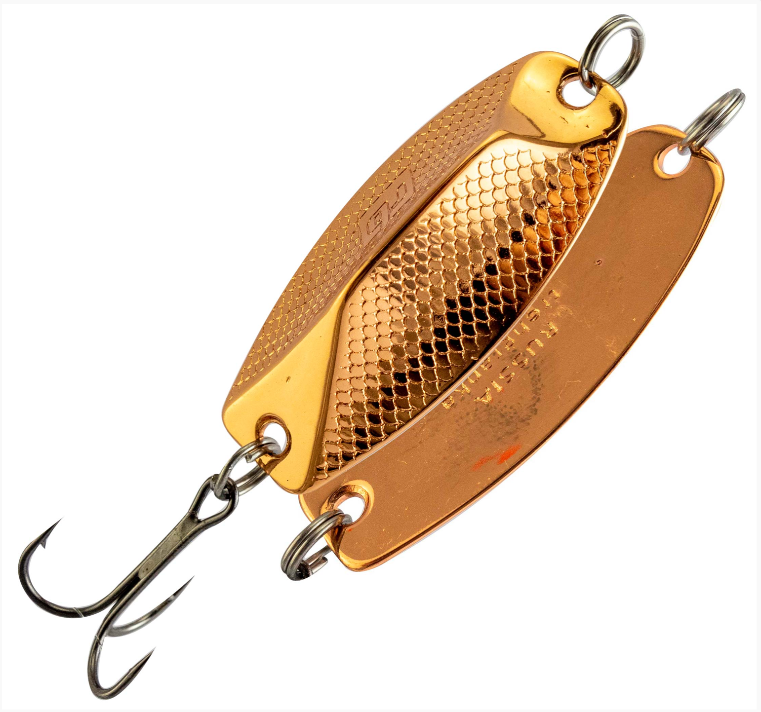 Блесна из латуни RB (Русская Блесна) Трехгранка 12г - 03, 32mm