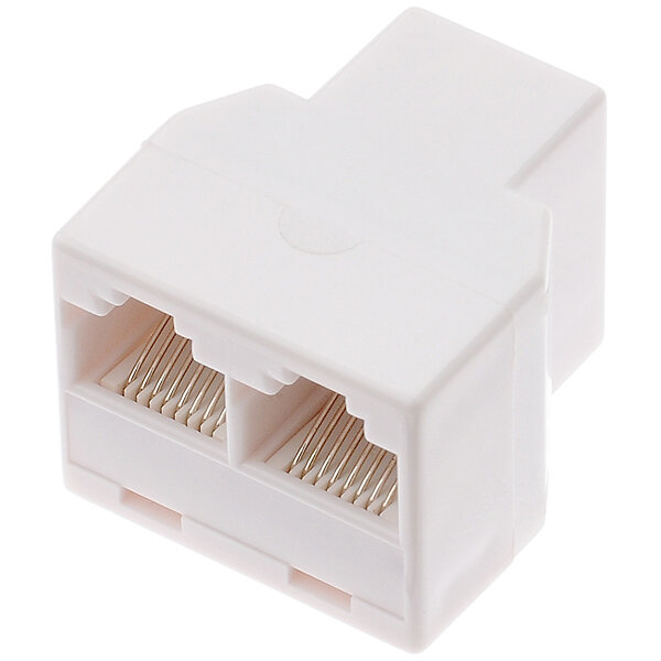Разветвитель 03-0103 гнездо RJ45 8P8C - 2 гнезда RJ45 8P8C (компьютер+компьютер) (Rexant) (6 шт. в комплекте)
