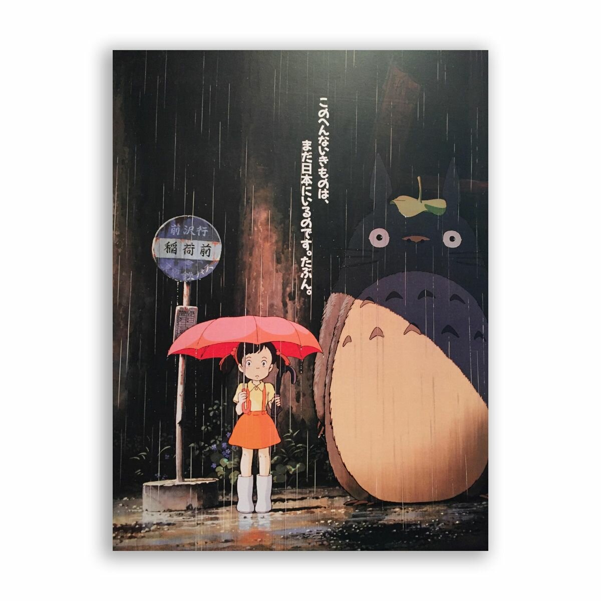 Постер, плакат на бумаге / Мой сосед Тоторо / Размер 60 x 80 см