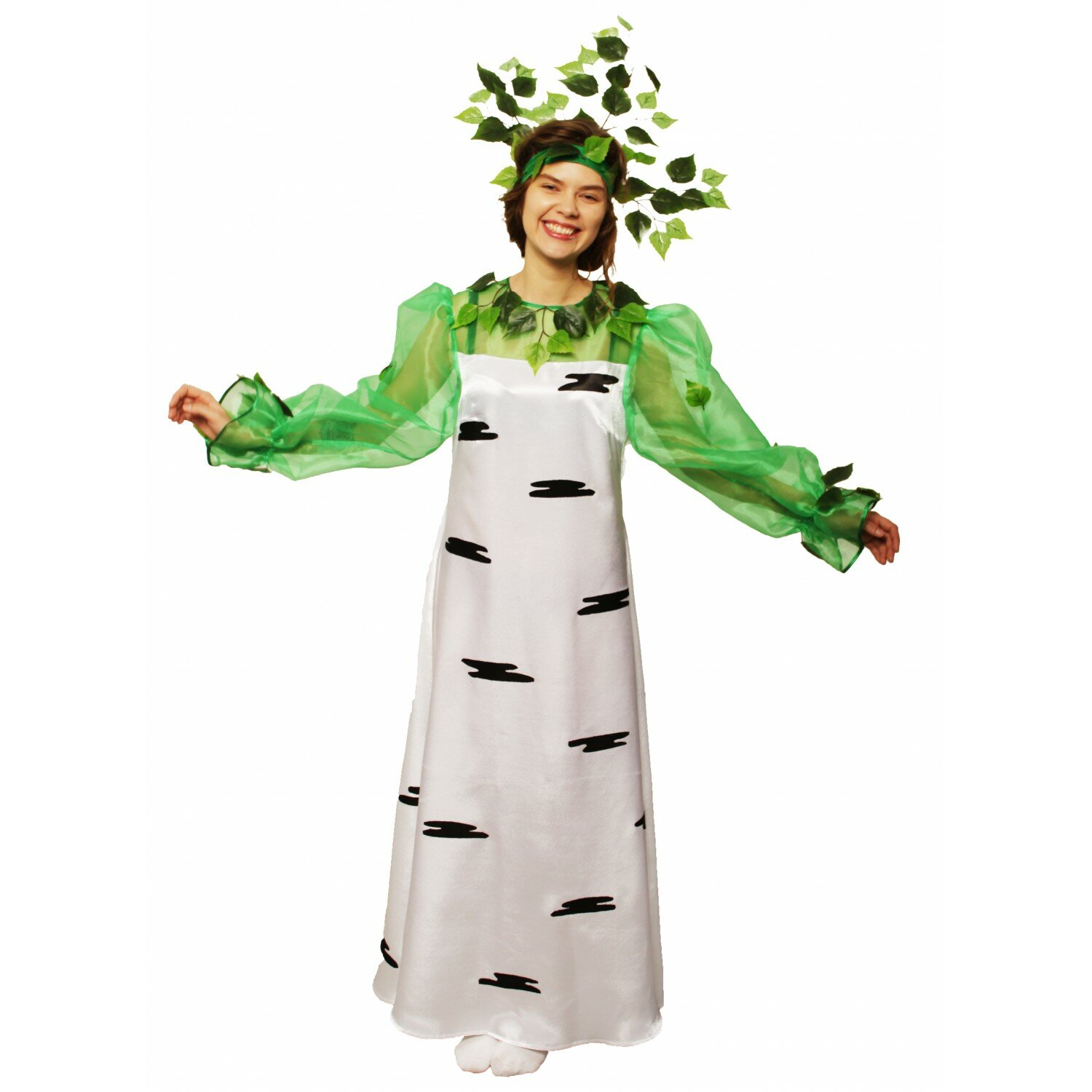 Костюм взрослый Березы аппликация (52-54)